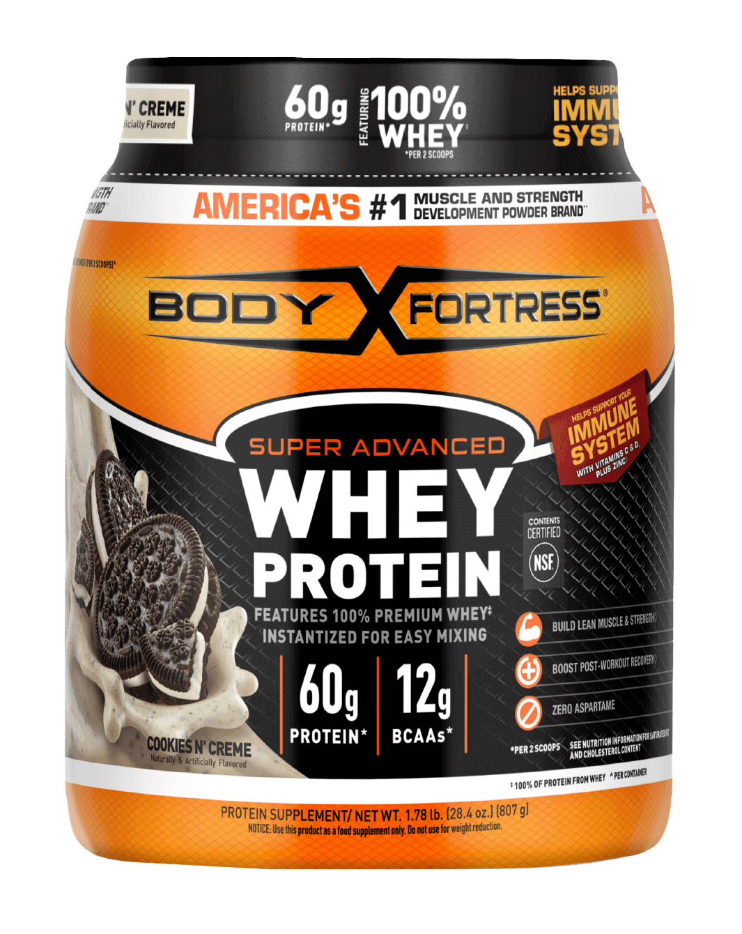 Super Advanced Whey, Premium Protein Powder, Cookies N' Cream – Body ...