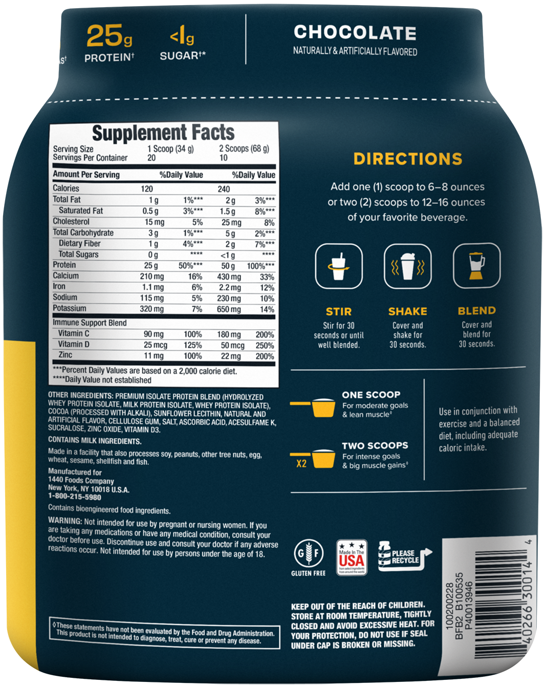 100% Isolate, Easy to Digest Protein Powder, Chocolate – Body Fortress